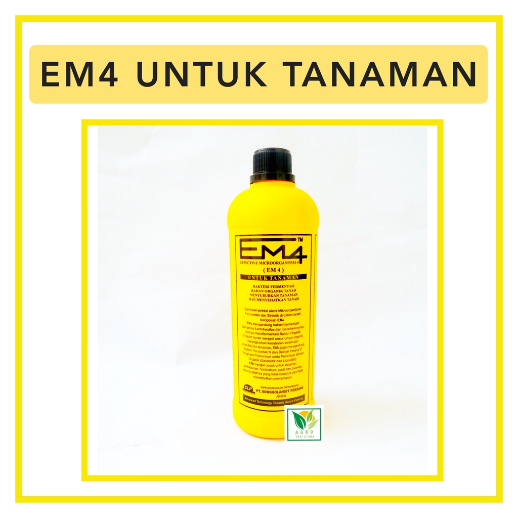 Jual pupuk cair organik Em4 kuning untuk tanaman 1 Liter | Shopee Indonesia