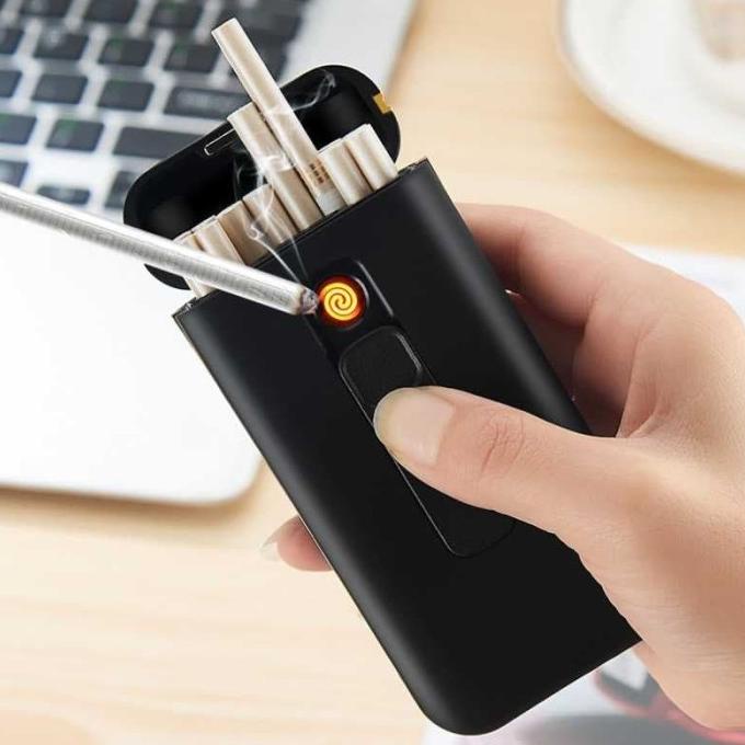 Jual Kotak Rokok Focus Elegant Dengan Korek Elektrik Pyrotechnic ...