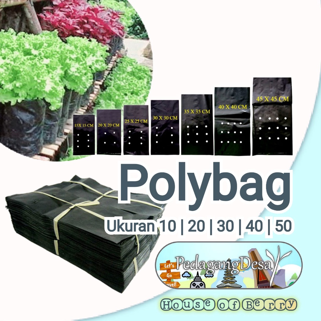 Jual Polybag Ukuran 50 x 50 Tebal | Media Tanam Tanaman Pohon Buah ...