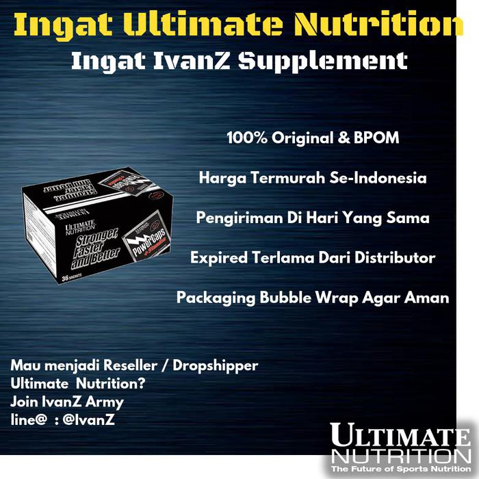Jual EKSKLUSIF ULTIMATE NUTRITION POWERCAPS 36 SACHETS 72 CAPS (POWER ...