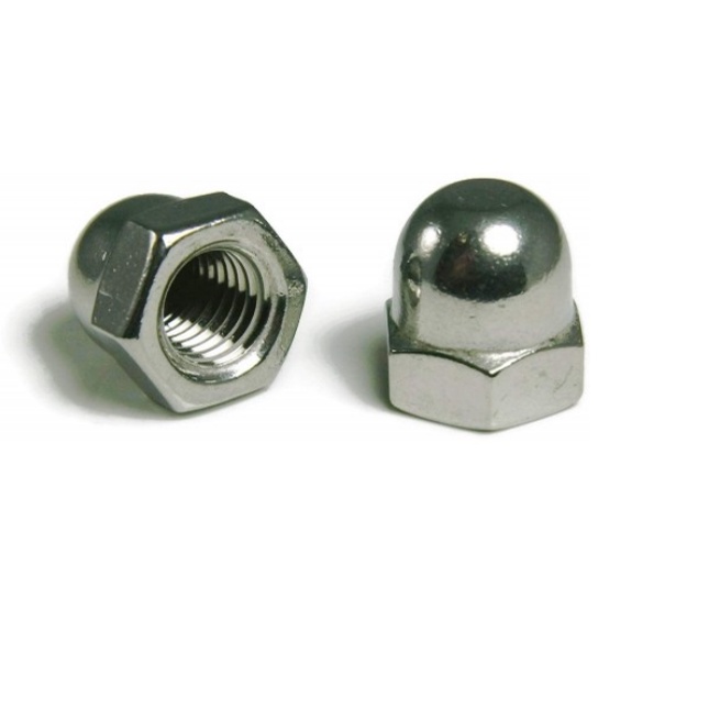 Jual Mur Topi M4 Stainless Steel Cap Nut untuk baut 4mm Mur Tutup ...