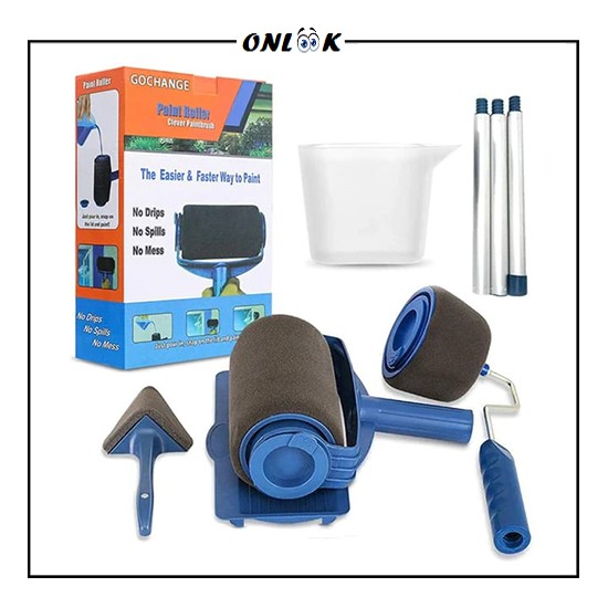 Jual Paint Roller Brush Kit / Pintar Facil Clever Tray / Kuas Roll Cat ...