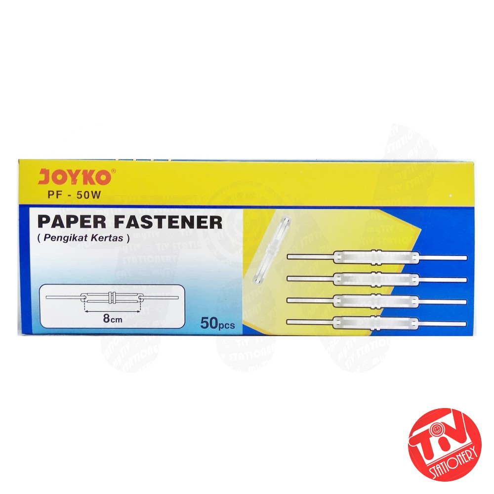 Jual Pengikat Kertas / Acco Joyko Paper Fastener (1 pack = 50 pcs ...