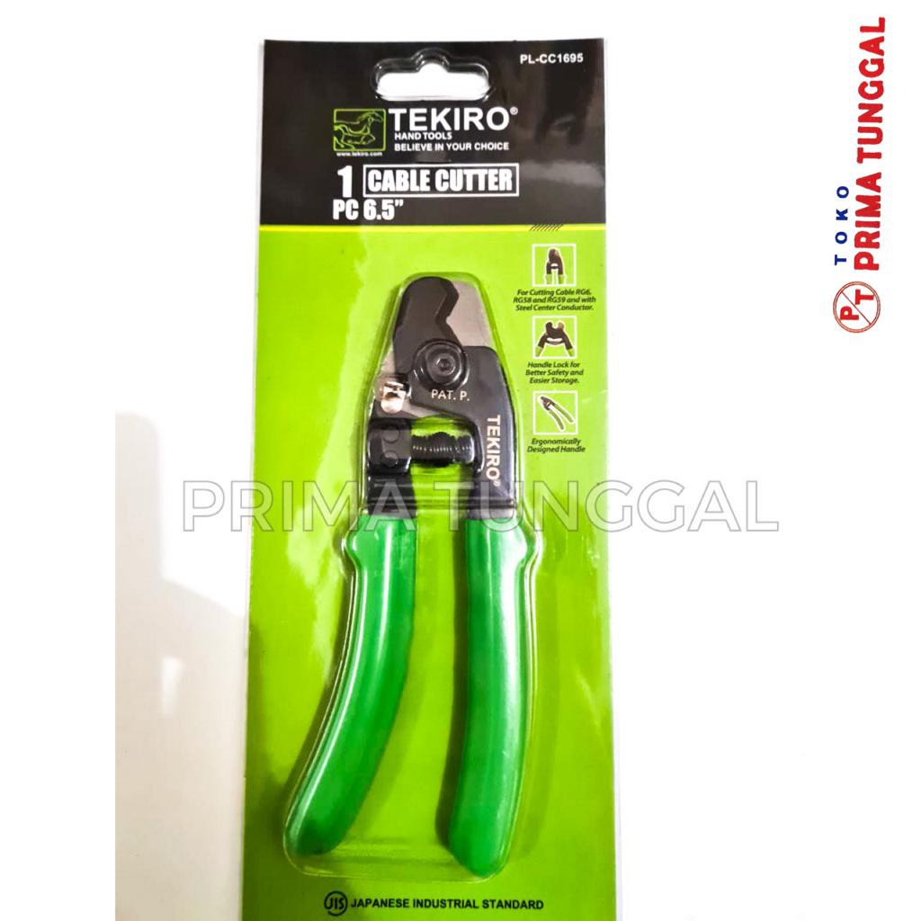 Jual Tang Potong Kabel Tekiro 6,5 Inch Cable Cutter Tang Kupas Kabel ...