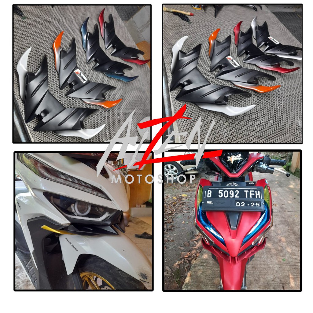 Jual Winglet Honda click125i/150i v2 premium design and quality ...