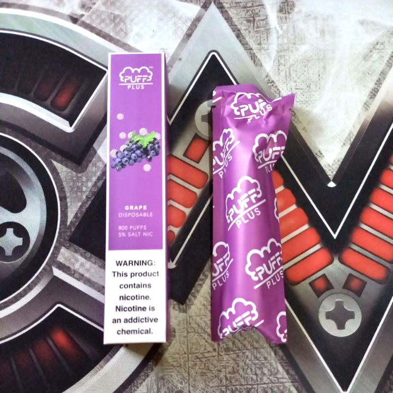 Jual PUFF PLUS DISPOSABLE PODS POD VAPE Vapoor Vapee SEKALI PAKAI 800 ...