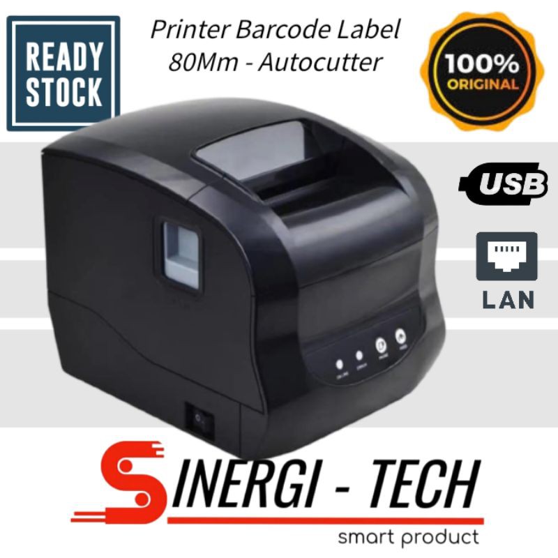 Jual PRINTER LABEL BARCODE 80MM IWARE IW-385B THERMAL STICKER (USB ...