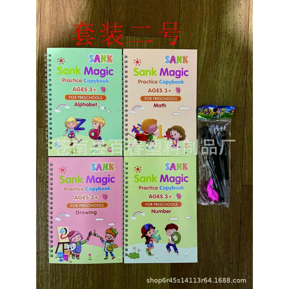 Jual Sank Magic Alphabet For Children 3+ | Buku Latihan Menulis Huruf ...