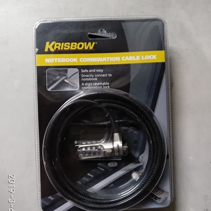 Jual Gembok Laptop Krisbow 4 Kombinasi Angka | Shopee Indonesia