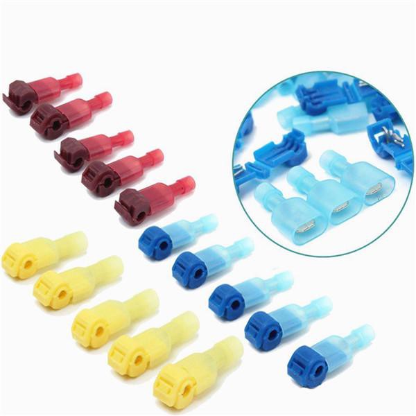 Jual CLIPPER CABLE T Jumper Kabel Wire Connector Cabang Merah Biru ...