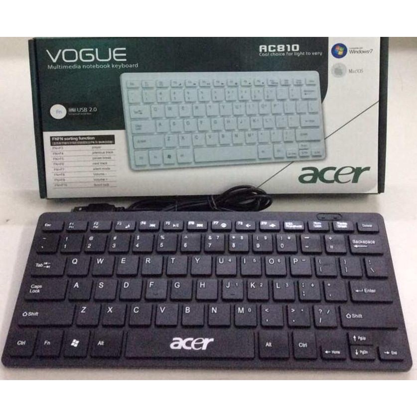 Jual Keyboard mini Acer / Keyboard Acer / Keyboard usb Acer / Keyboard ...