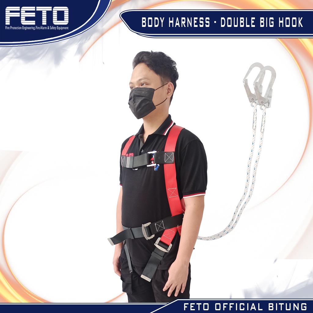 Jual BODY HARNESS + TALI DADA / SINGLE DAN DOUBLE / BIG HOOK ...