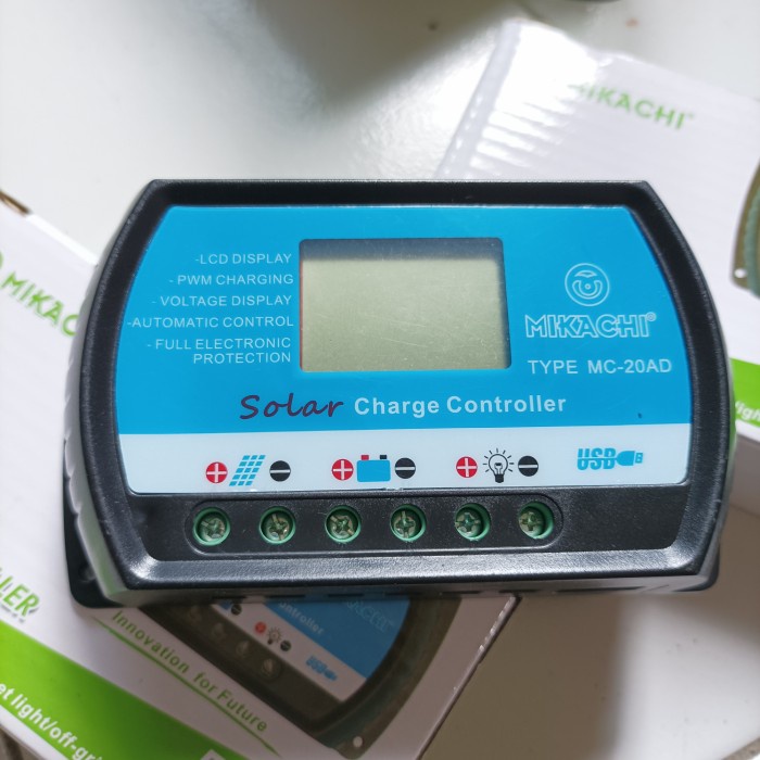 Jual Solar Controler SCC Mikachi 12v/24v 10A 20A high Perfomance ...