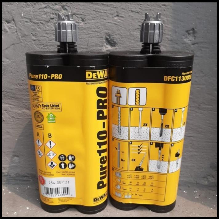 Jual Chemical Anchor Angkur Pure 110 Dewalt 620Ml Lem Beton Epoxy ...