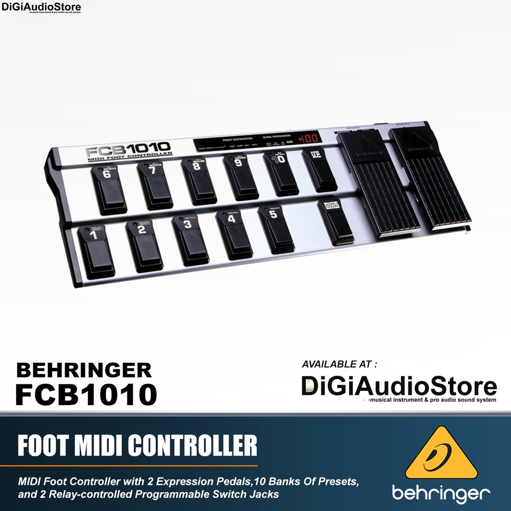Jual Behringer FCB1010 \ FCB 1010 MIDI Foot Controller , 2 Expression ...