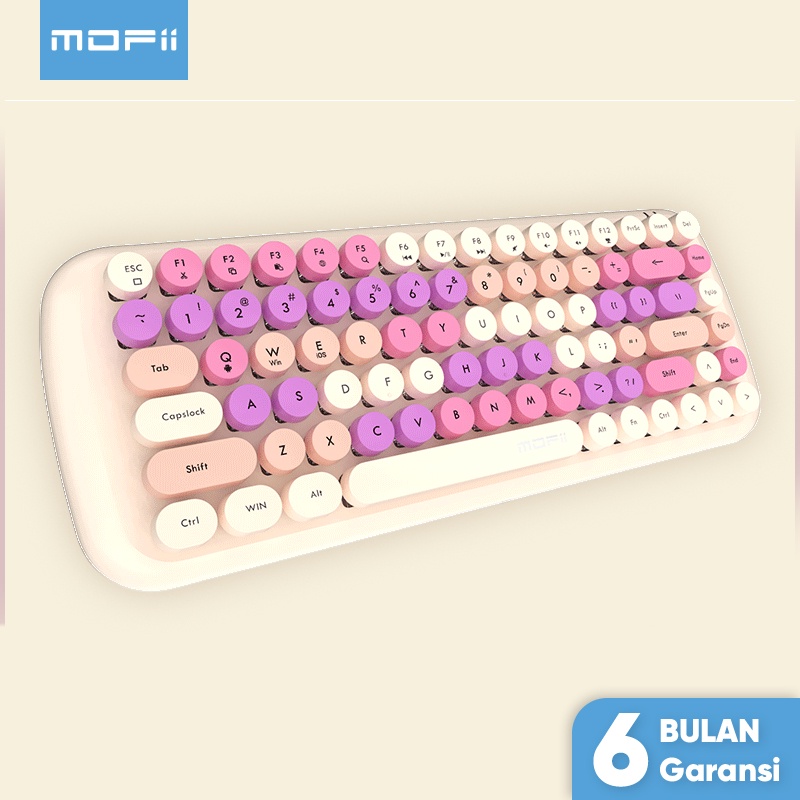 Jual MOFii Keyboard Bluetooth 5.1 Wireless Free Baterai Candy | Shopee ...