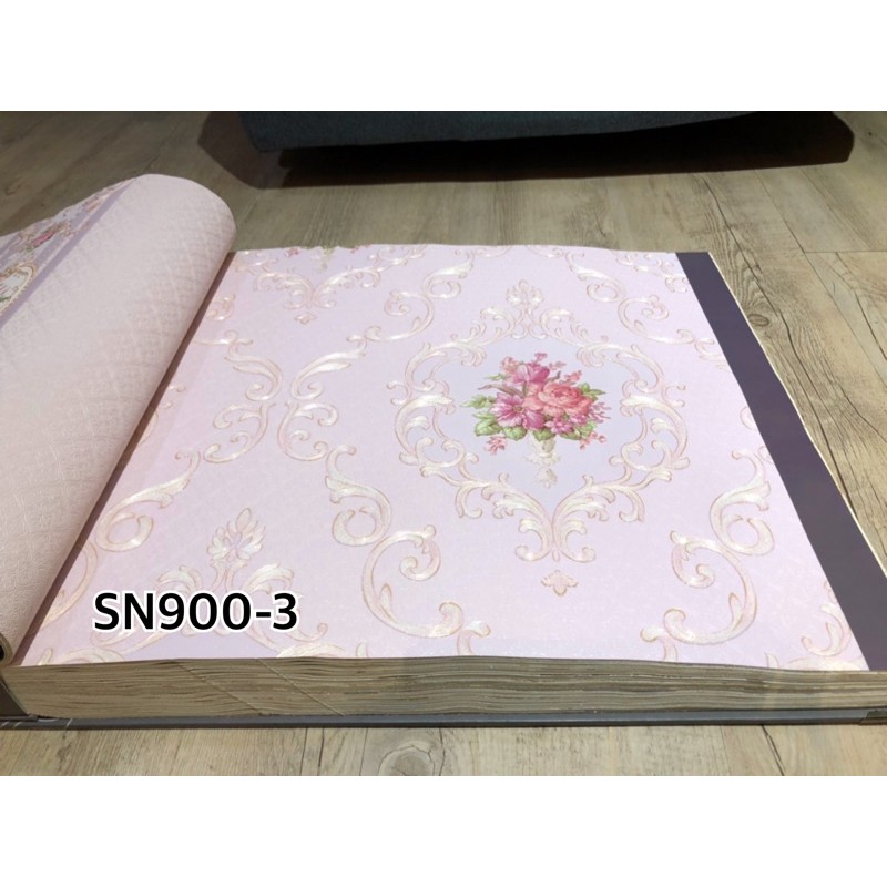 Jual Wallpaper Dinding Bunga Klasik Modern Multi Warna Mewah Shabby ...