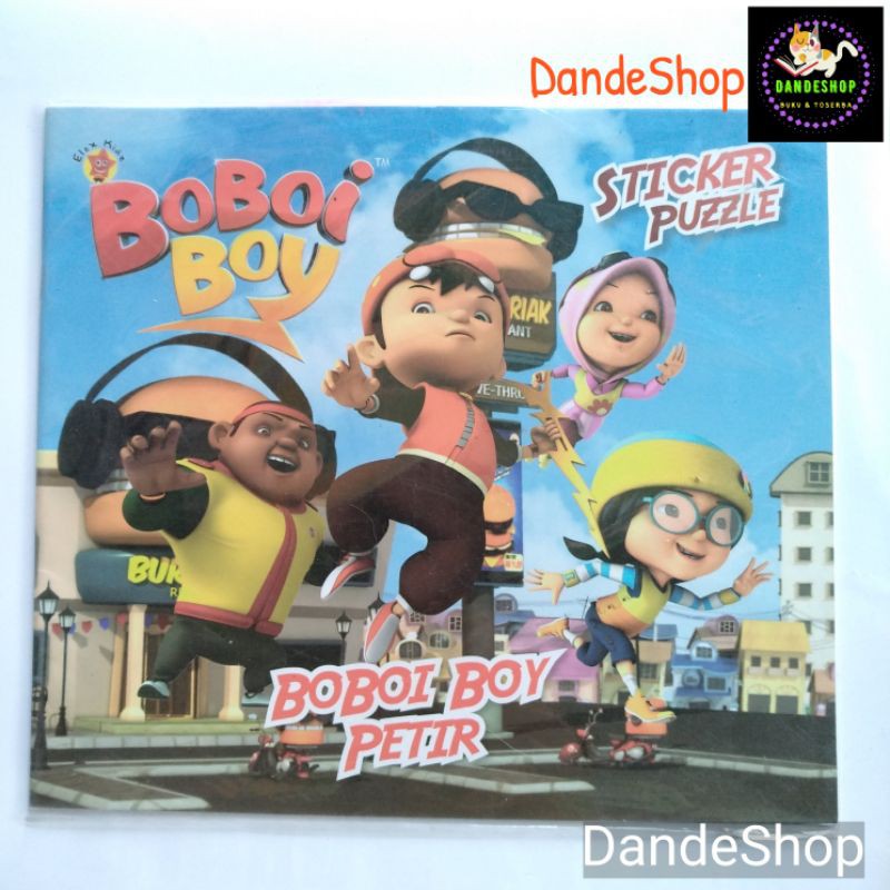 Jual Boboiboy Seri Buku Sticker Puzzle boboi boy Stiker Anak Boboi Boy ...