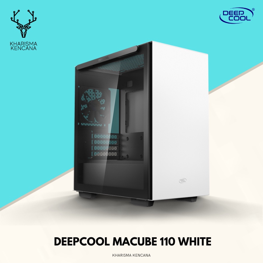 Jual PC CASING DEEPCOOL MACUBE 110 WHITE | Shopee Indonesia