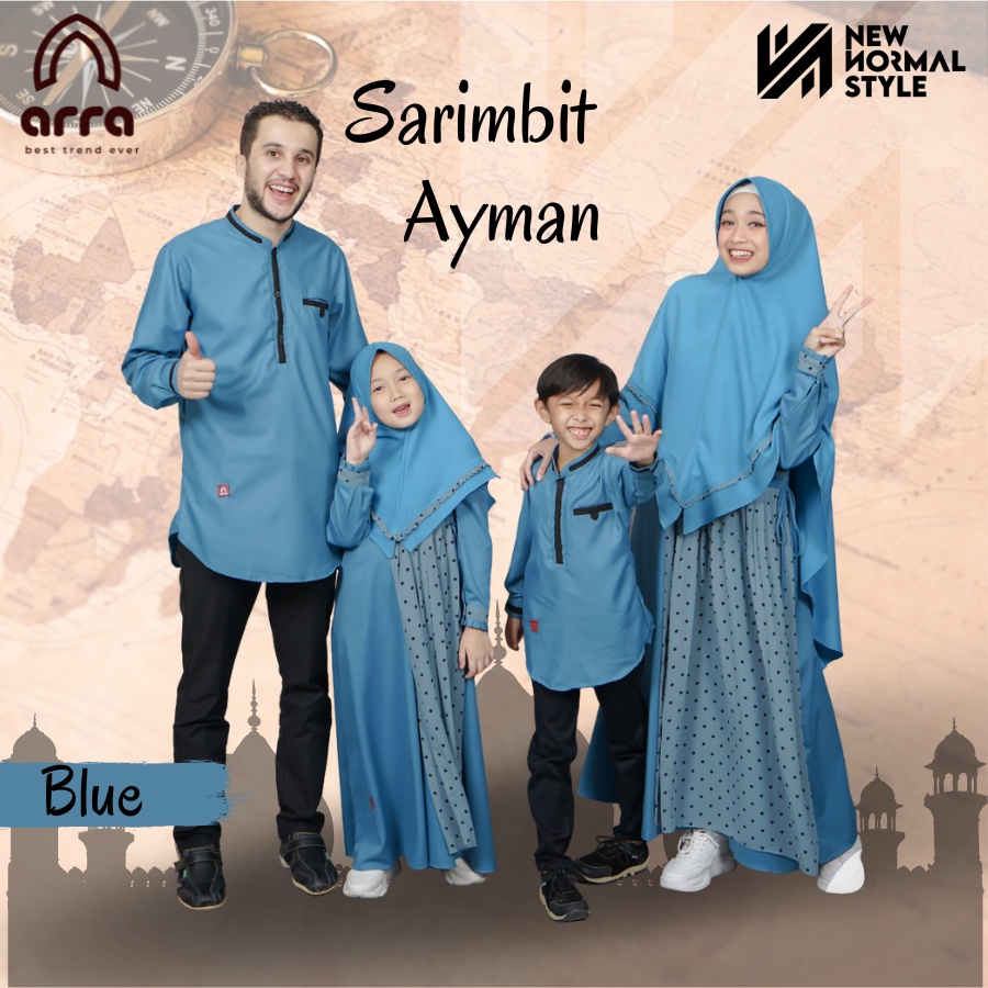 Jual Baju Pakaian Gamis Koko Sarimbit Seragam Muslim Set Couple ...