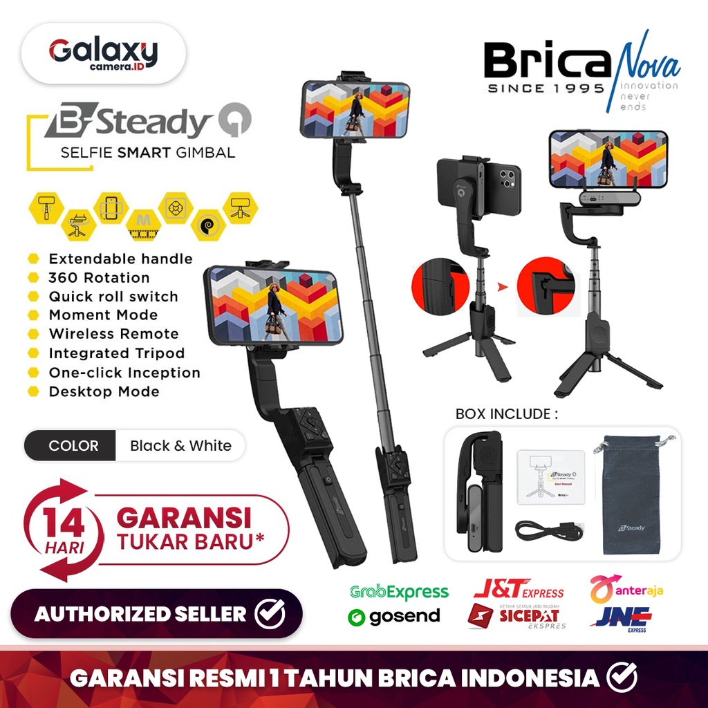 Jual Brica B-Steady 3-Axis Gimbal Hp Smartphone Stabilizer Series - B ...
