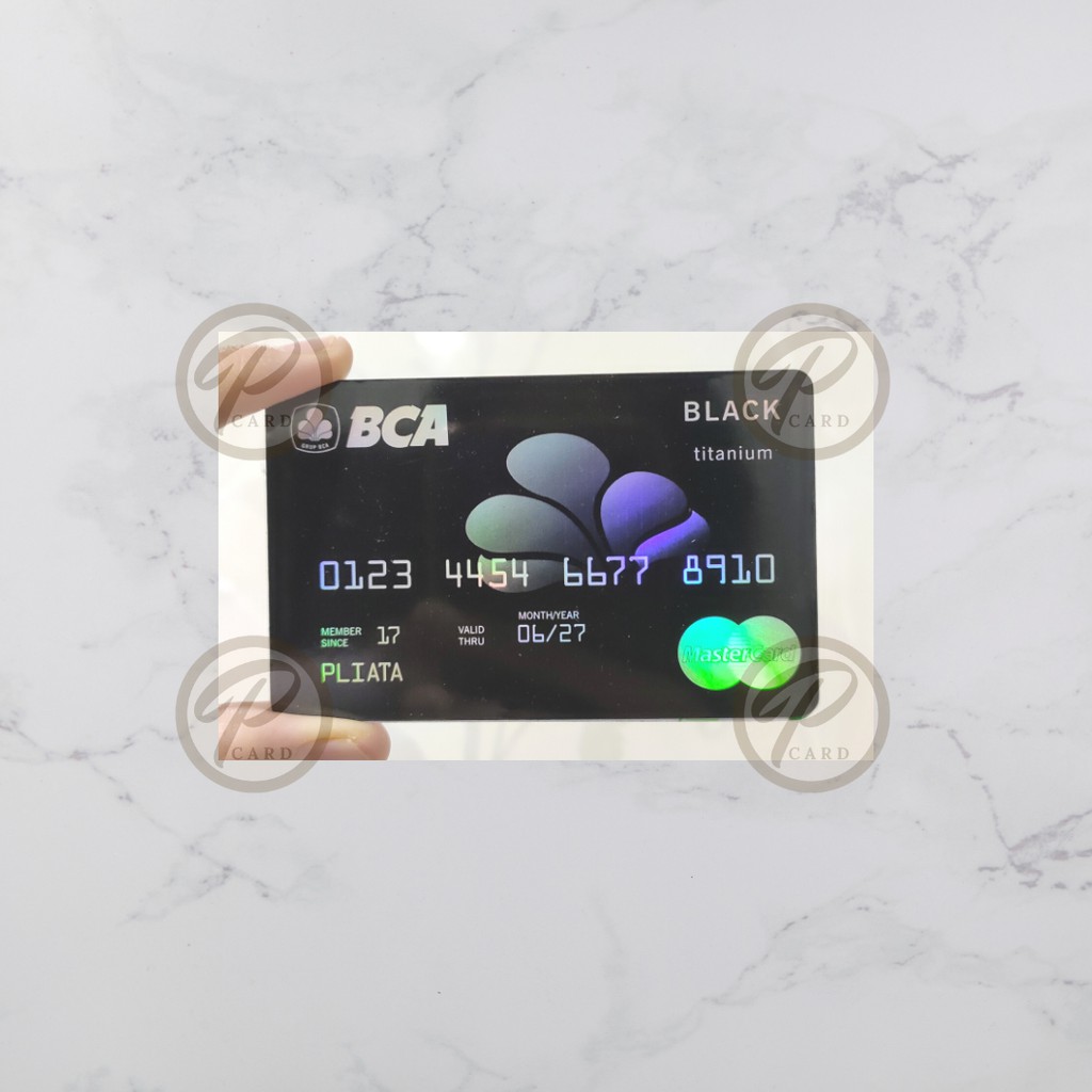 Jual BANK CARD HOLOGRAM SERIES - Card Cover Skin Sticker - PLIATA ...