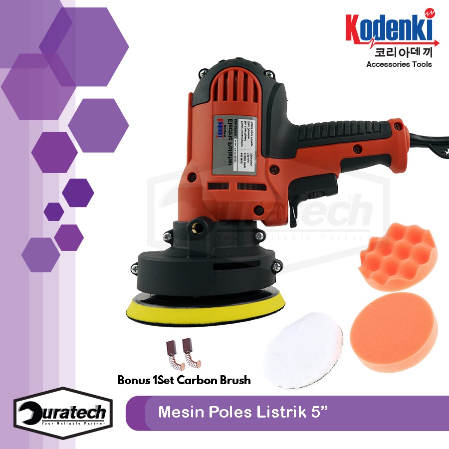 Jual Mesin poles mobil motor car polisher 5 inch dengan variable speed dan putaran dua arah merk ...