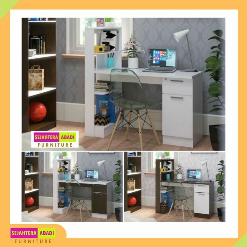 Jual Meja Belajar, Meja Kerja, Meja Kantor, Meja Tulis Plus Rak Mars ...