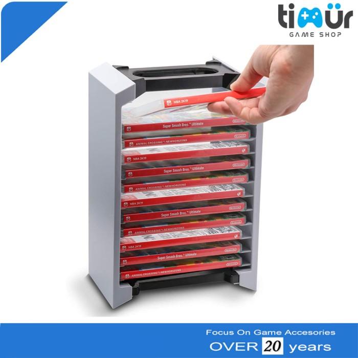Jual Rak Storage Stand Tower Tempat Disc Kaset Nintendo Switch Xbox One ...