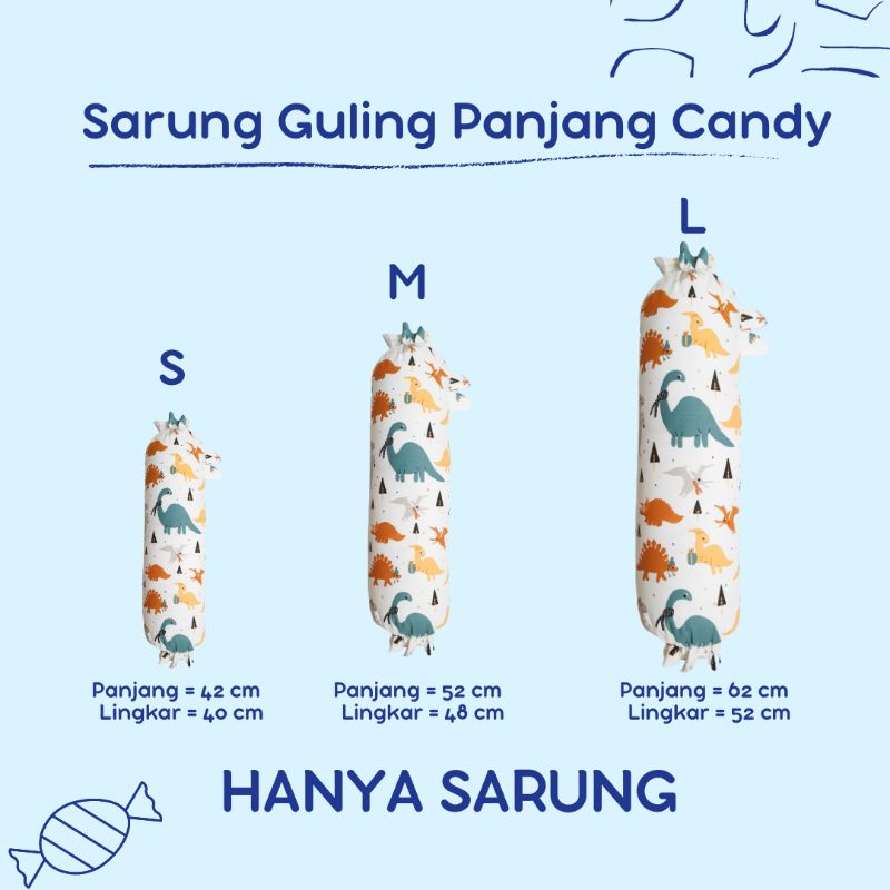 Jual Sarung Guling Panjang Candy / Guling Bayi / Guling Balita (1 PC ...