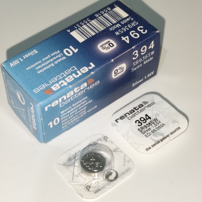 Jual ORIGINAL Baterai Renata 394 SR936SW SR 936 SW 1.55V Swiss Made ...