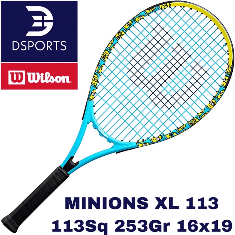 Jual Wilson Minions XL 253 g 113 Minion Fun Lucu ( Racket Tennis Tenis ...