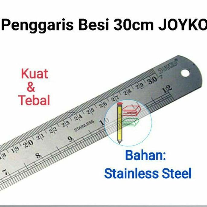 Jual Penggaris Besi Joyko 30cm | Shopee Indonesia