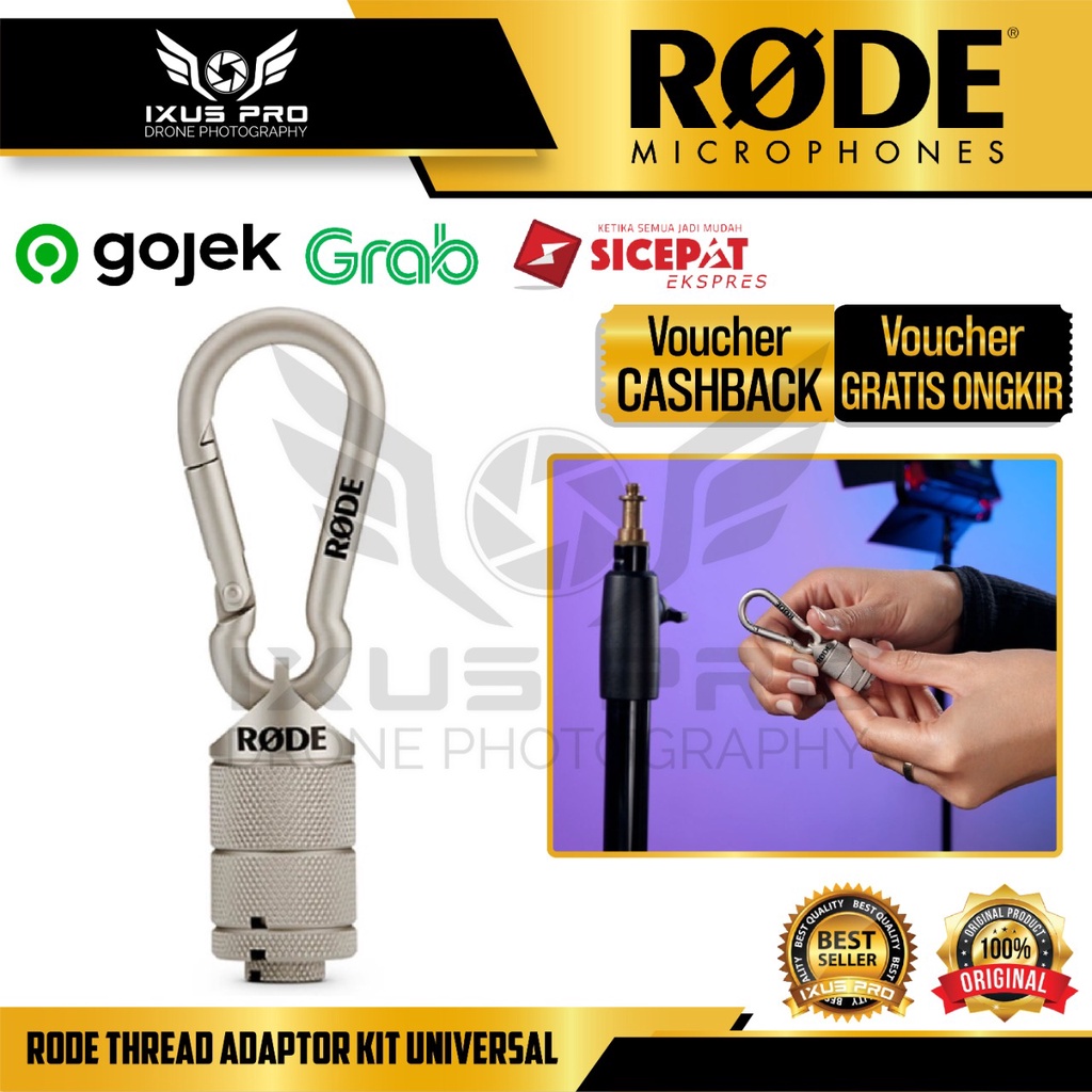 Jual RODE THREAD ADAPTOR KIT UNIVERSAL | Shopee Indonesia