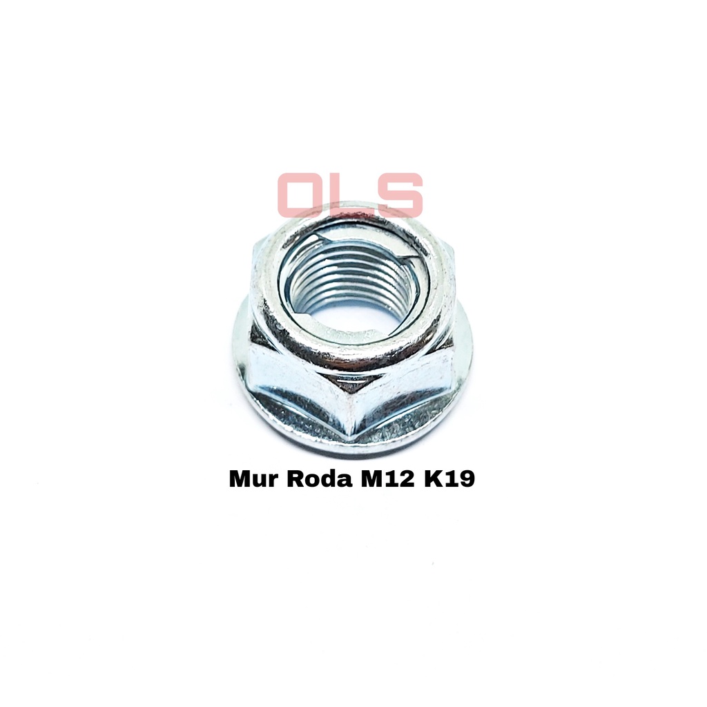 Jual 5 pcs MUR AS RODA M12 mur kunci as motor MUR LOCK Kunci 19 ...