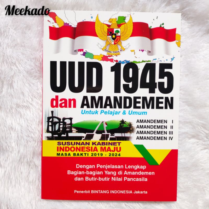 Jual Buku UUD 1945 & Amandemen Lengkap/ Buku Undang-Undang 45 | Shopee ...
