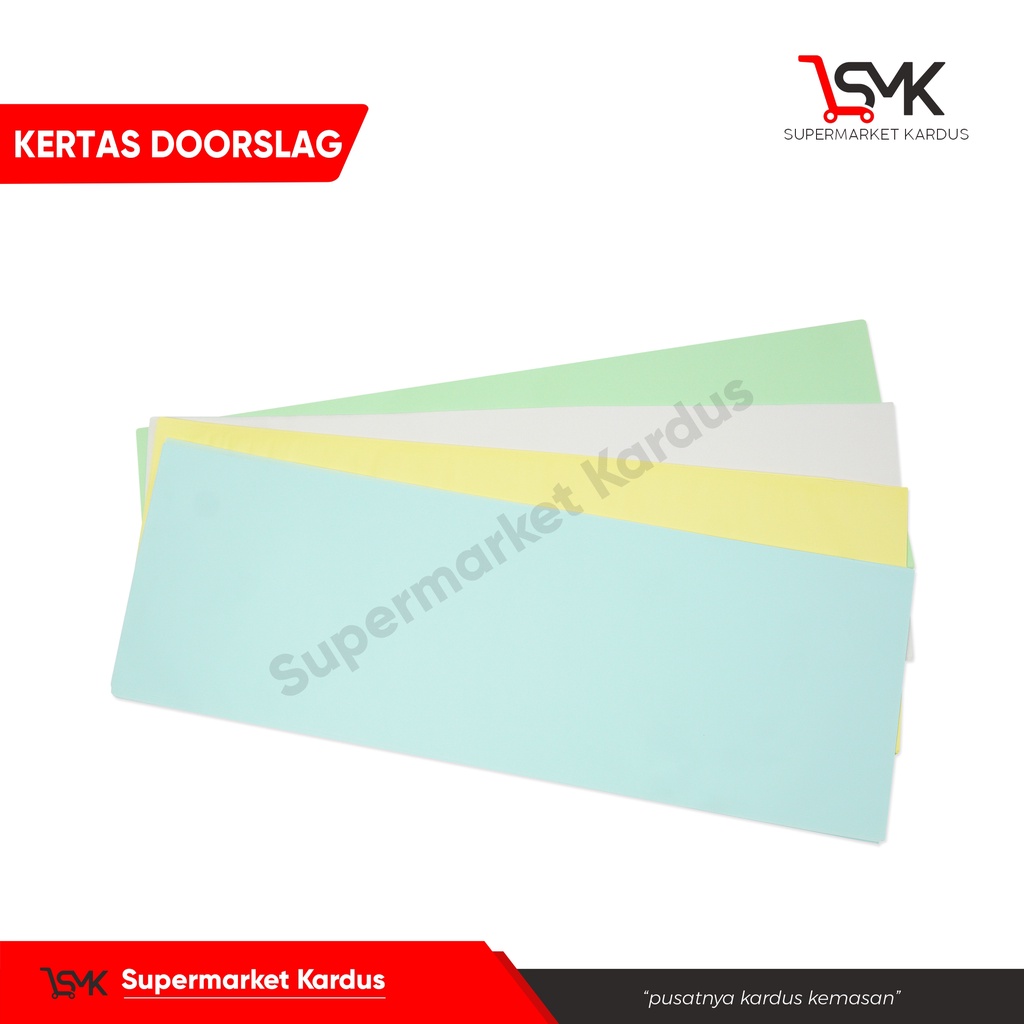 Jual Kertas Doorslag Bungkus Baju ( 22x69 cm) Kertas I Doslag I Duslak ...