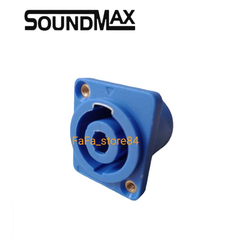 Jual Soket Spikon SOUNDMAX BIRU Socket Speakon Chasis Segi | Shopee ...