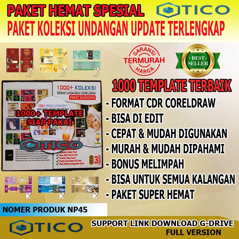 Jual Paket Template Desain Undangan Pernikahan Design Siap Edit Format ...