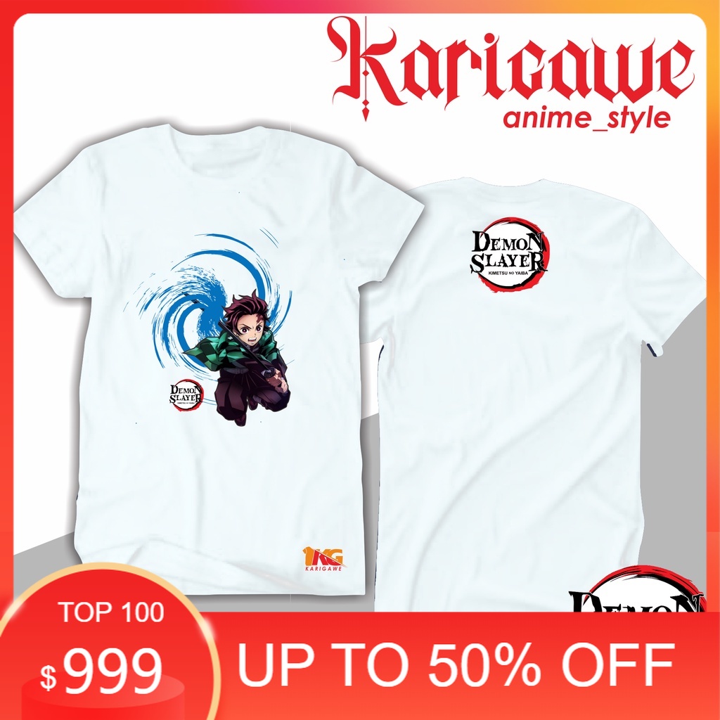 Jual Otsky kaos anime tanjiro komado kimetsu no yaiba demon slayer x ...