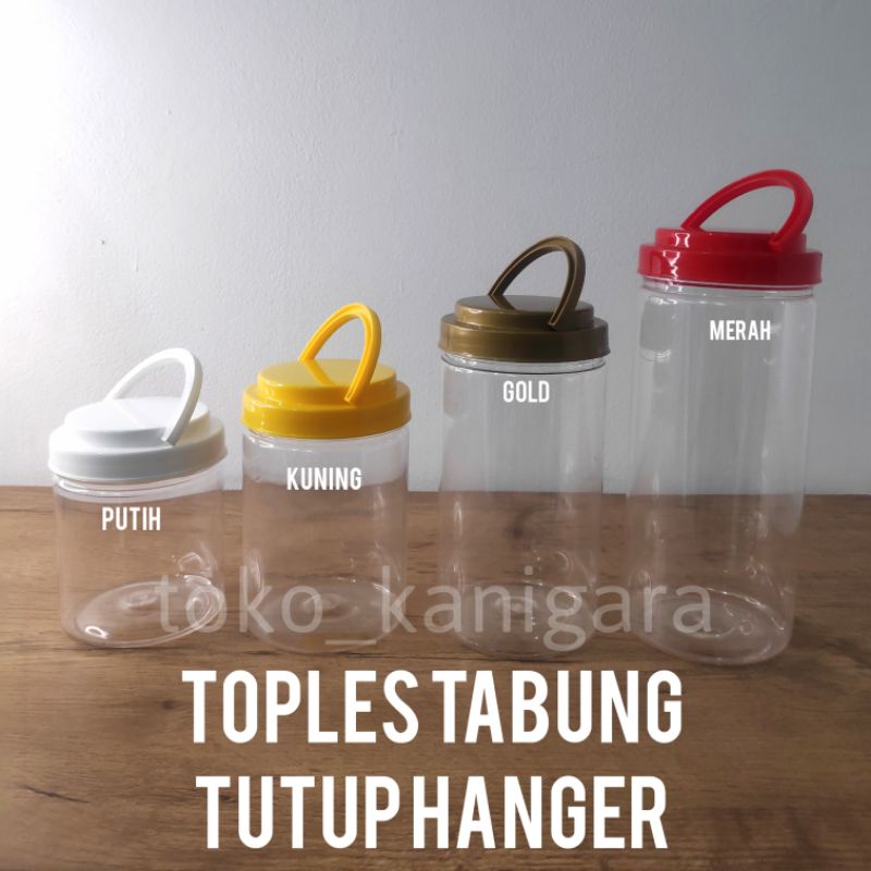 Jual Toples Tabung 1000 ml TUTUP HANGER - Toples Tabung - Toples 1000 ...