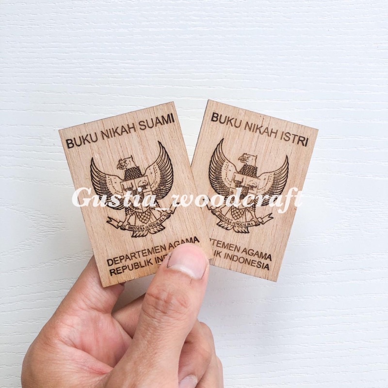 Jual Laser Cut Grafir Sepasang Buku Nikah | Seserahan Mahar | Chipboard ...