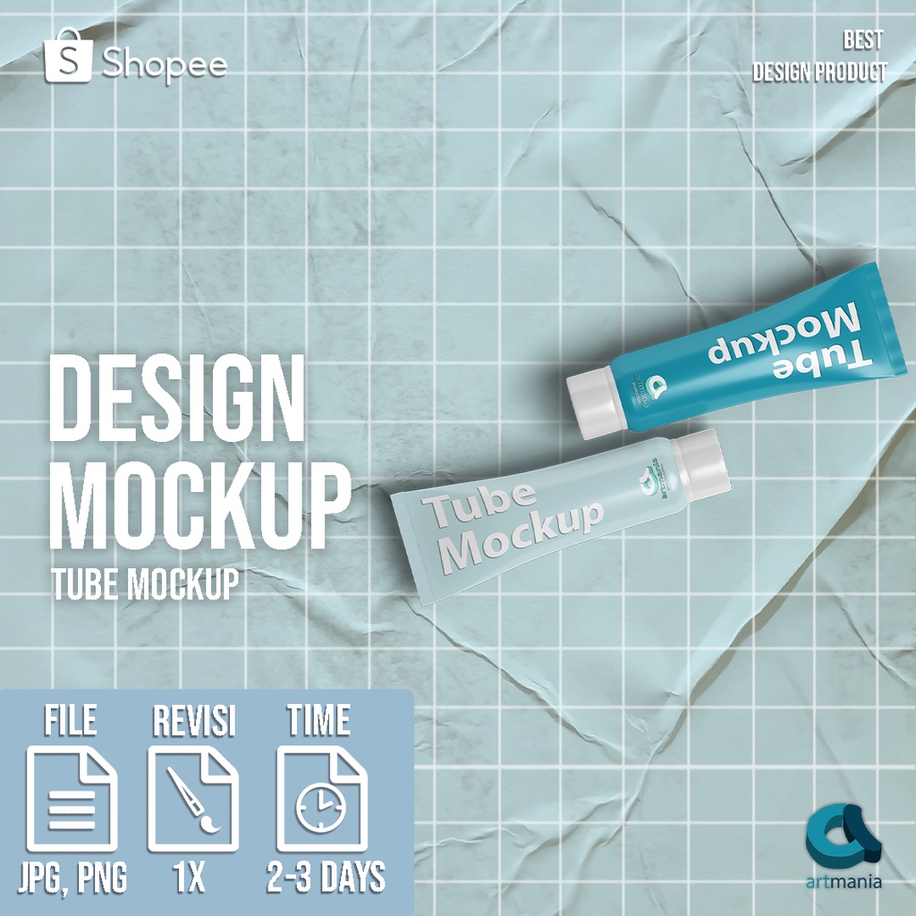 Jual JASA DESAIN PRODUK MOCKUP | DESAIN TABUNG KOSMETIK/ COSMETIC TUBE ...