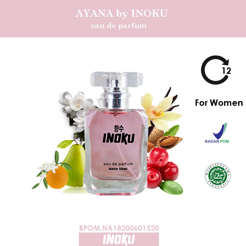 Jual [FREE BODYMIST 50ML] INOKU Ayana Parfum Wanita 50ml Parfum ...