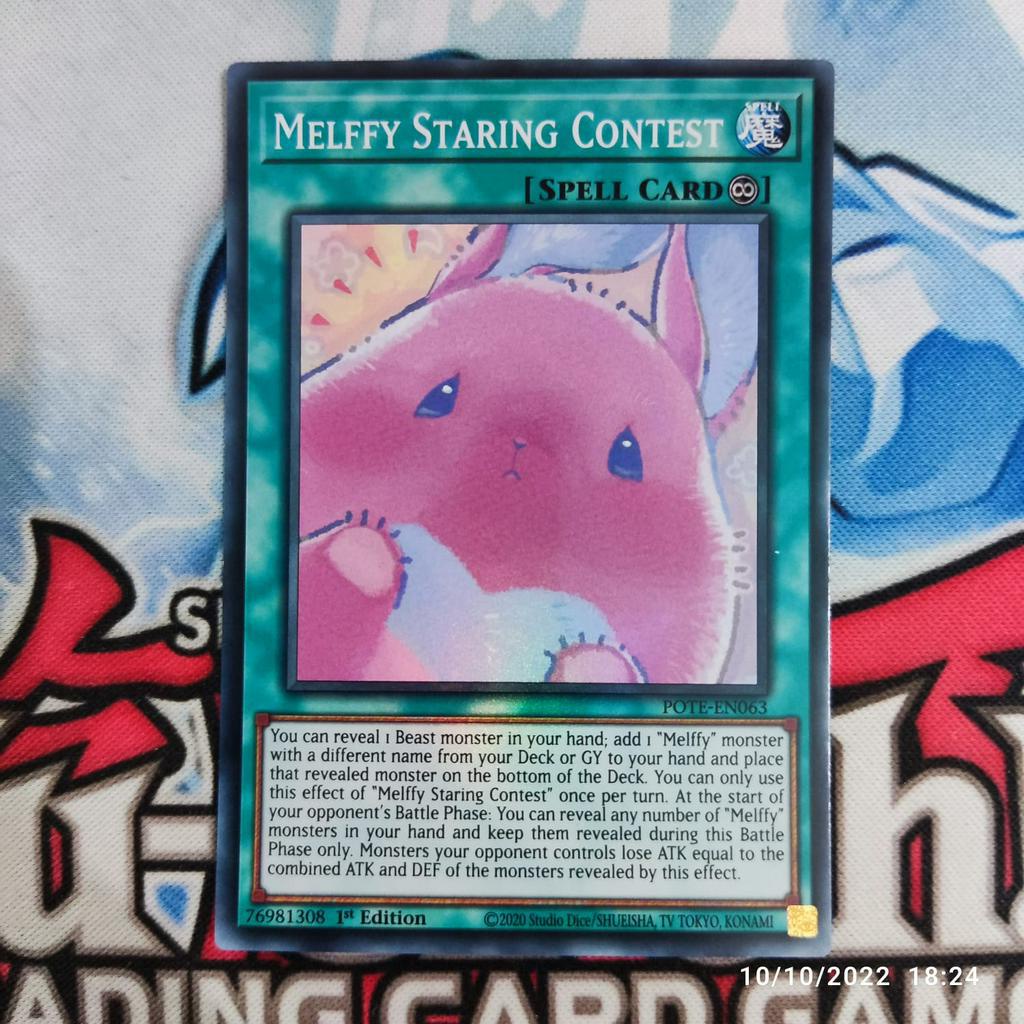 Jual yugioh melffy staring contest POTE super rare original | Shopee ...
