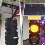 Jual Traffic warning light solar cell double led | Shopee Indonesia