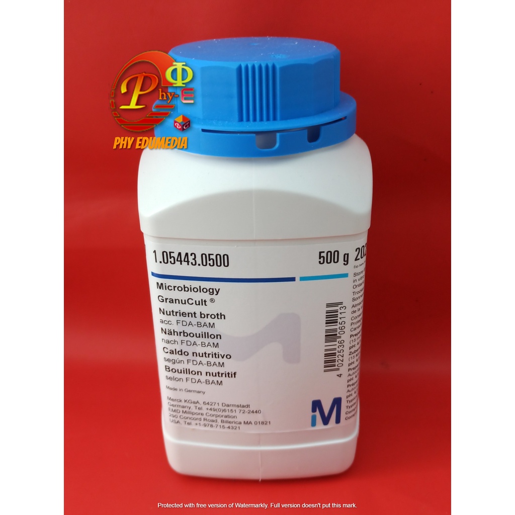 Jual Nutrient Broth MERCK / Nutrien Broth For Microbiology / Nutrien ...