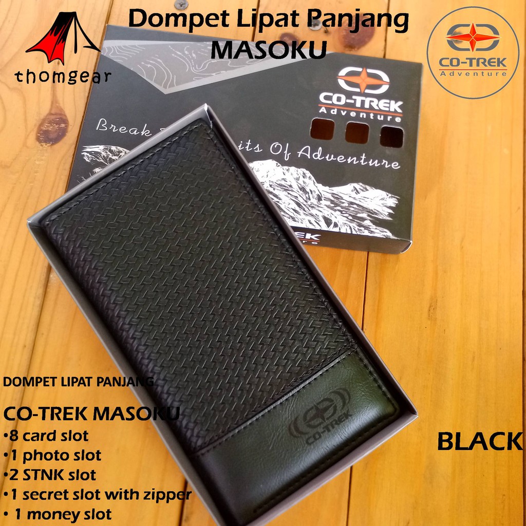 Jual Thomgear Dompet Pria Lipat Panjang Co-Trek Adventure Masoku Dompet ...