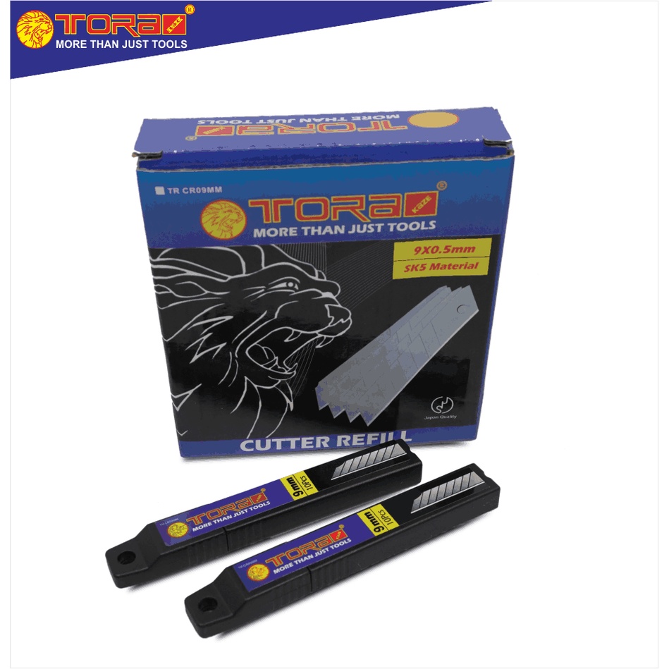 Jual TORA Pisau Cutter Isi Ulang - Cutter Refill 9mm | Shopee Indonesia