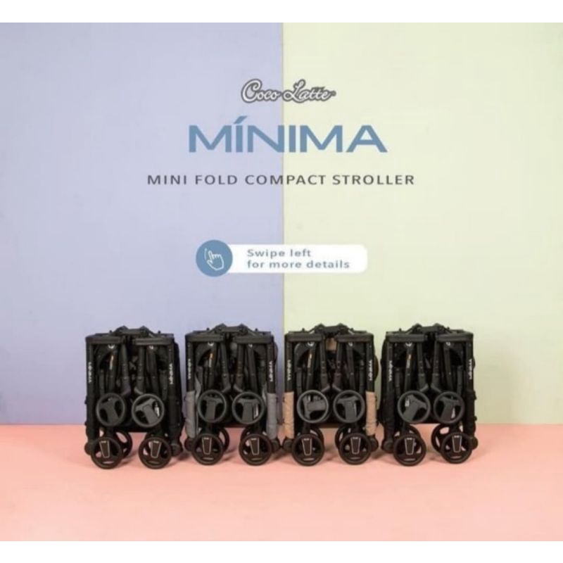 Jual Stroller Cabin Size Cocolatte Minima Easy fold Traveling Size ...